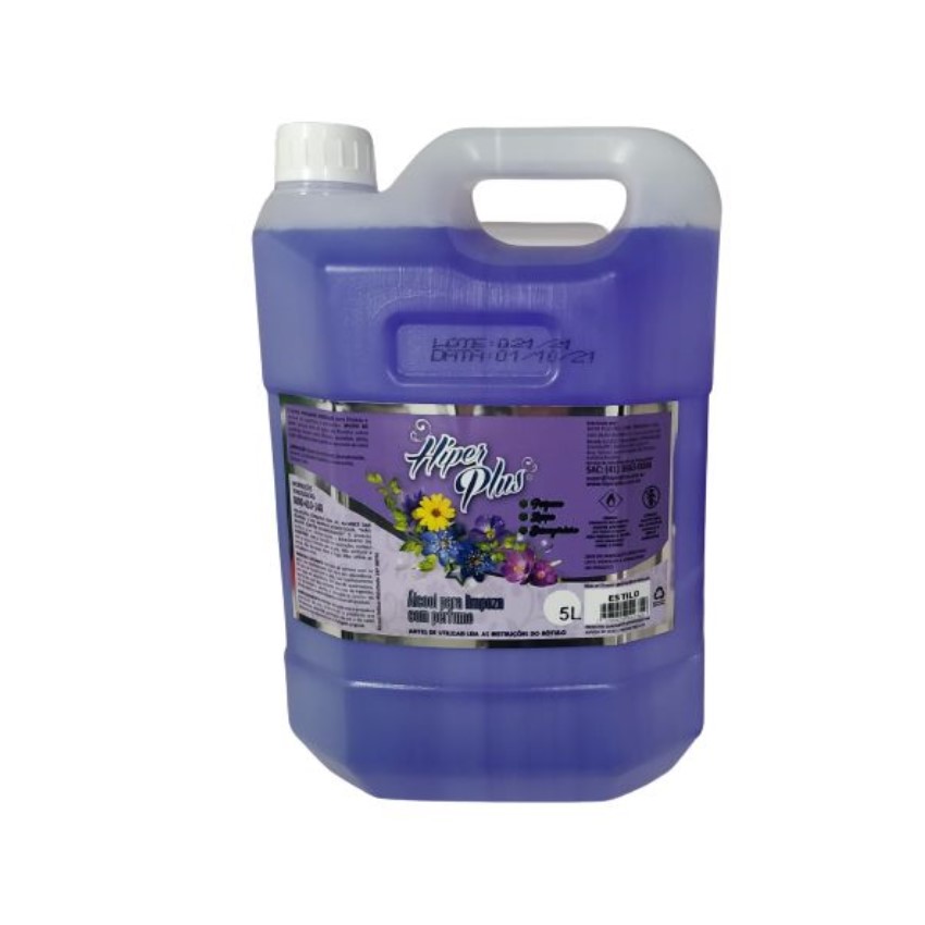 Álcool Perfumado Estilo 5L Hiper Plus - HIGOL - Embalagens em Curiitba